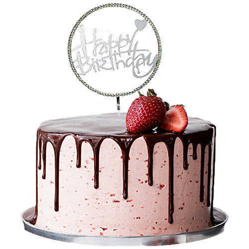 Happy Birthday Cursive Cake