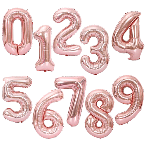 Buy CherishX 8 Digit/Number Foil Balloon - For Birthday & Anniversary ...