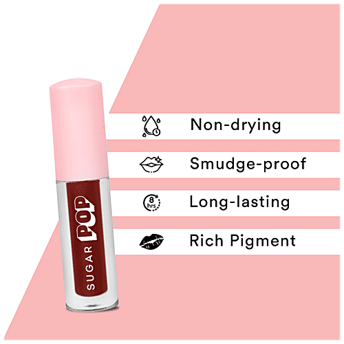 Buy SUGAR POP Matte Lipcolour - Long Lasting, Highly Pigmented, Smudge ...
