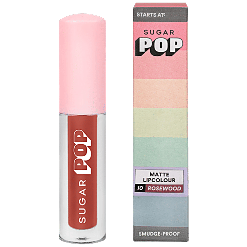 Buy SUGAR POP Matte Lip Colour - Long Lasting, Highly Pigmented, Smudge ...
