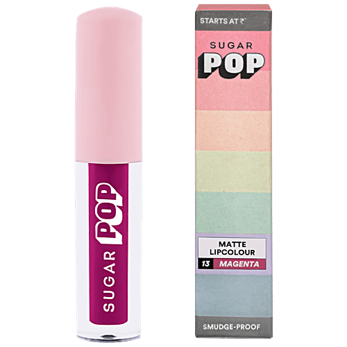 Buy SUGAR POP Matte Lip Colour - Long Lasting, Highly Pigmented, Smudge ...