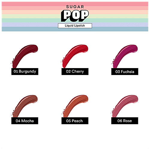 Buy SUGAR POP Liquid Lipstick - Long Lasting, Transfer-Proof, Suitable ...
