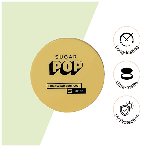 Buy SUGAR POP Longwear Compact Powder - Enriched With Vitamin E, Ultra ...