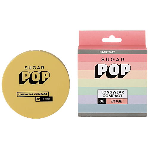 Buy SUGAR POP Longwear Compact Powder - Enriched With Vitamin E, Ultra ...