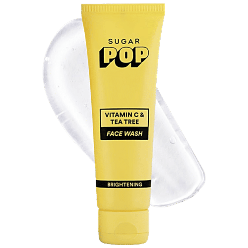 Buy SUGAR POP Vitamin C & Tea Tree Face Wash - Deep Cleansing, Controls ...