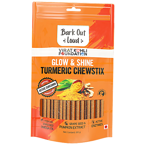 Buy Bark Out Loud Glow & Shine-Turmeric Chewstix Fresh Chicken Treats ...