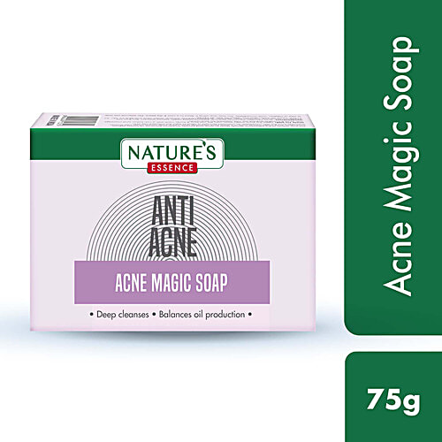 Buy Natures Essence Acne Magic Clear Skin Beauty Soap - Deep Cleansing, Balances Oil Production ...