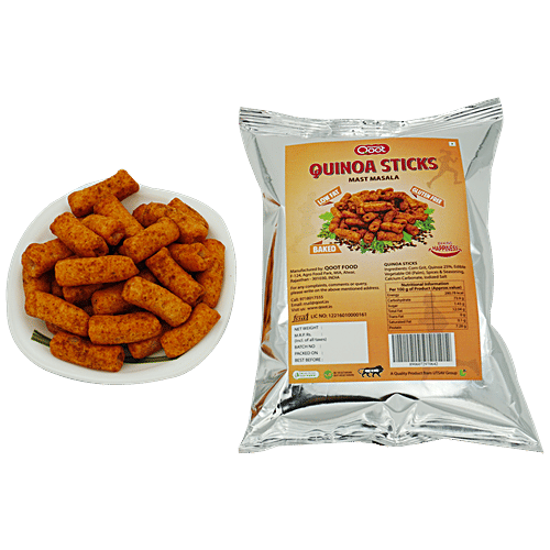 Buy Qoot Healthy Quinoa Sticks - Crunchy Namkeen/Snack, Perfect For ...