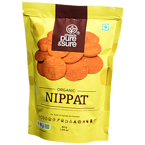 Buy Phalada Pure & Sure Organic Mini Nippat - Crunchy, Rich In Fibre ...