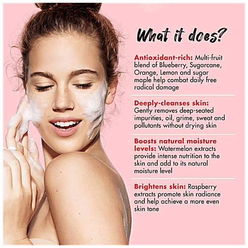 Buy MyGlamm MyGlamm Superfoods Watermelon & Raspberry Face Wash-NA ...