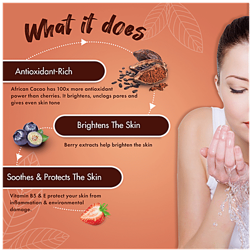 Buy MyGlamm MyGlamm Superfoods Cacao & Berries Face Wash-NA-100gm ...