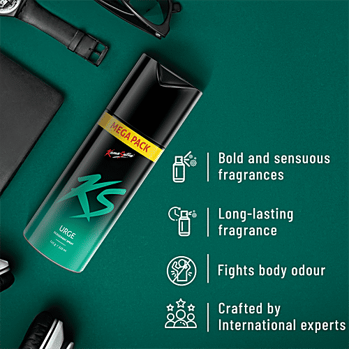 Buy Ks Deodorant Body Spray For Men - Urge Online at Best Price of Rs ...