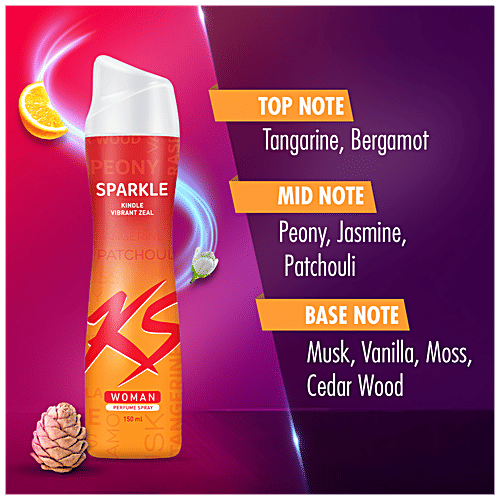 Buy Ks Sparkle Perfume Spray - Kindle Vibrant Zeal, Long-lasting ...