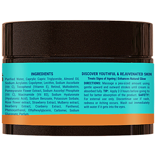 Buy PILGRIM Retinol Night Cream With Vitamin C & Hyaluronic Acid ...