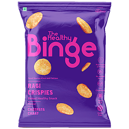Buy The Healthy Binge Ragi Crispies - Chatpata Chaat, Guilt Free ...