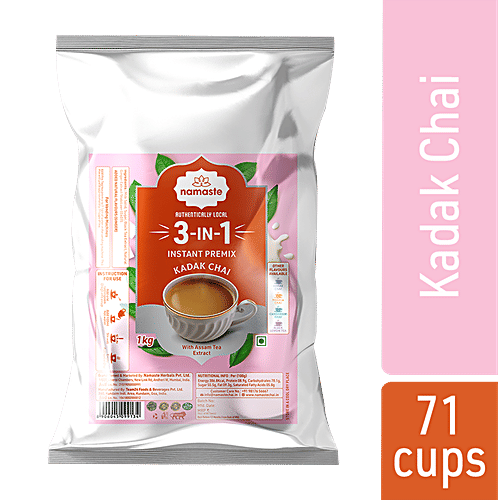 Buy Namaste Chai Instant Tea Premix, Kadak Chai Powder - Value Pack ...