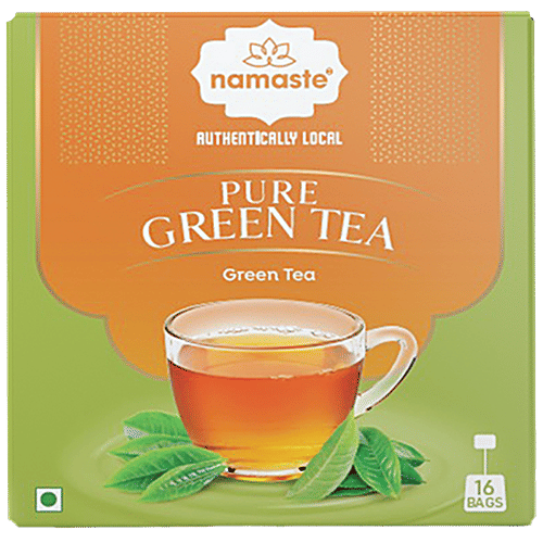 Namaste Chai Pure Green Herbal Tea - Green Tea, Authentically Local, No ...