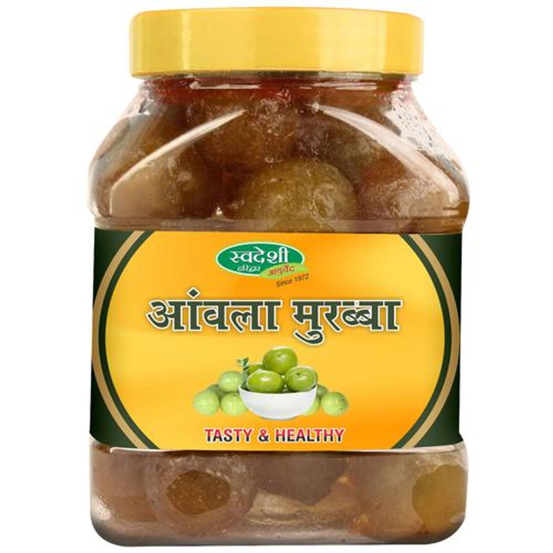 Buy SWADESHI AYURVED Amla Murabba - Boosts Immunity & Regulates ...