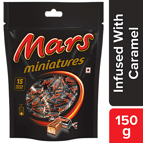 Buy Mars Mars Caramel Miniatures Chocolate Pack - 130 GM Online at Best ...