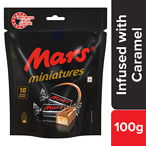 Buy Mars Miniatures Nougat & Caramel Filled Chocolates Pack Online at ...