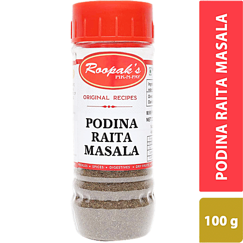 Buy ROOPAK'S PIK-N-PAY Podina Raita Masala - Natural, Homemade, Spice ...