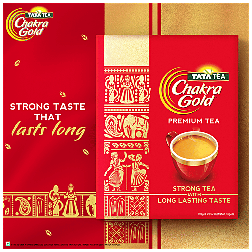 Buy Tata Tea Chakra Gold - Premium Tea, Strong Flavour, Long-lasting ...