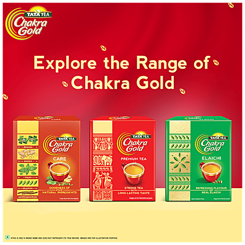 Buy Tata Tea Chakra Gold - Premium Tea, Strong Flavour, Long-lasting ...
