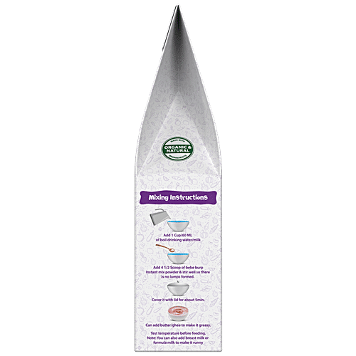 Buy bebe burp Barley Porridge Mixes - With Banana & Strawberry, Organic ...