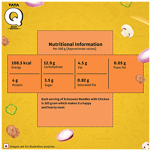Buy TATA Q Ready To Eat Hot & Spicy Schezwan Noodles With Chicken ...