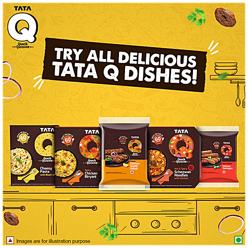 Buy TATA Q Ready To Eat Classic Chicken Seekh Chicken Kebab - High ...