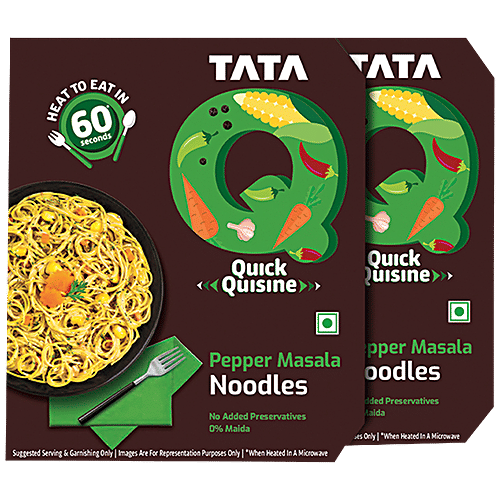 Buy TATA Q Ready To Eat Pepper Masala Noodles - No Added Preservatives ...