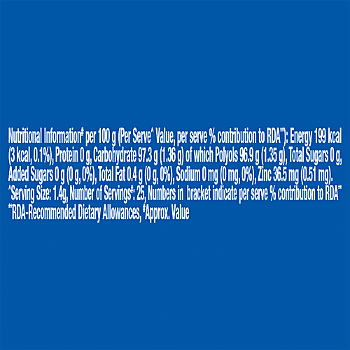 Center Fresh Sugar Free Clean Breath Intense Mint Menthol - Eucalyptus ...