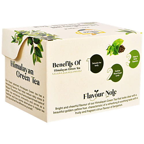 Buy Nature Chai Himalayan Green Tea - Biodegradable Pyramid Bags, For ...