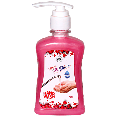 Buy DNR's R-Shine Handwash - Gentle On Skin, Removes Germs, Rose Online ...