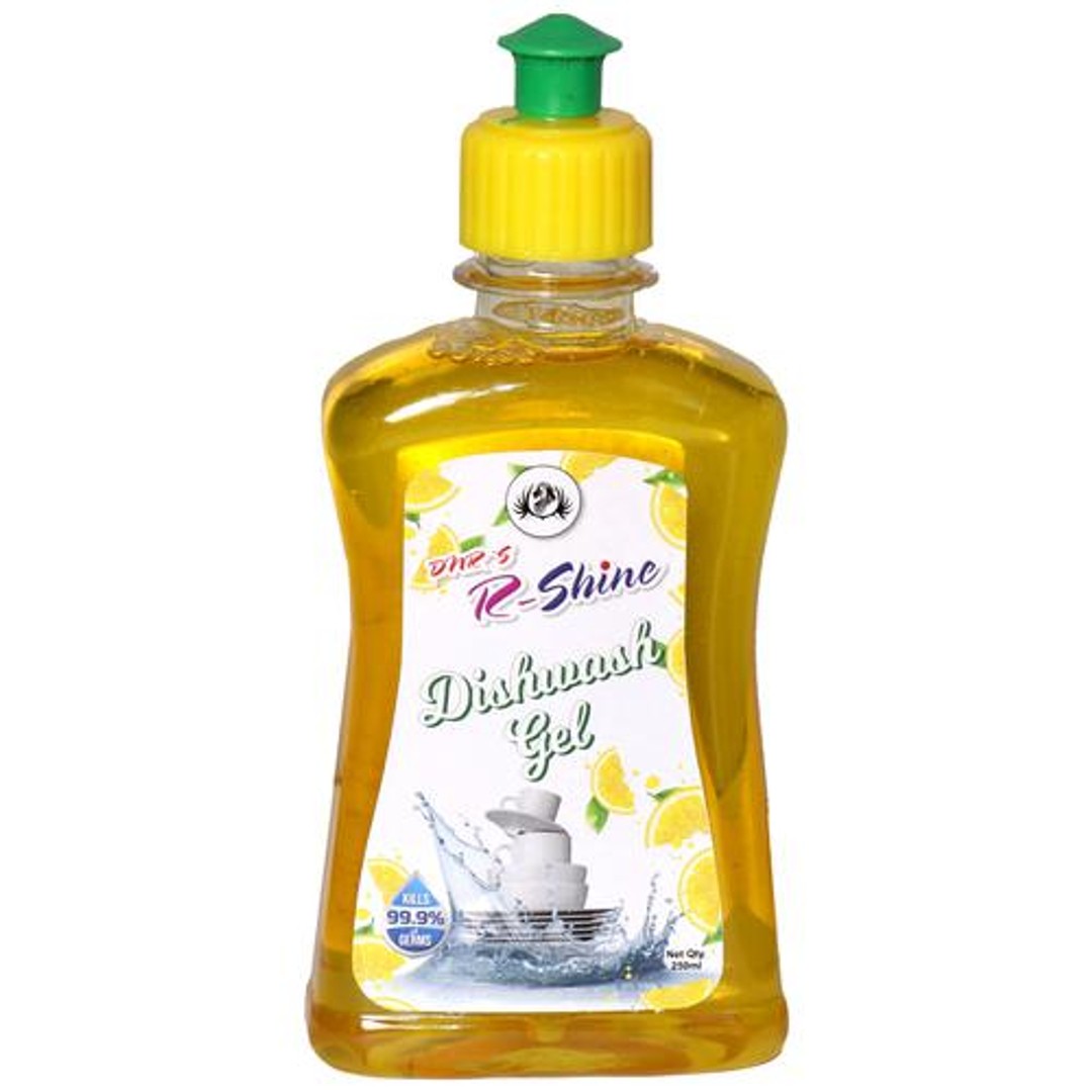 Buy DNR's R-Shine Dishwash Gel - Kills 99.9% Germs, Removes Tough ...
