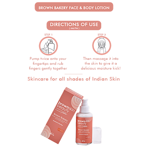 Buy BrownSkin Beauty Brown Bakery Face & Body Lotion - Honey, Vanilla ...