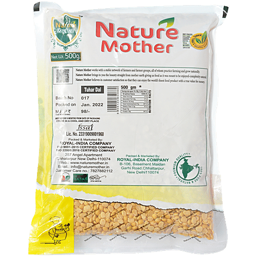 Buy Nature Mother Tuhar Dal - Rich In Protein, Valuable Nutrients ...
