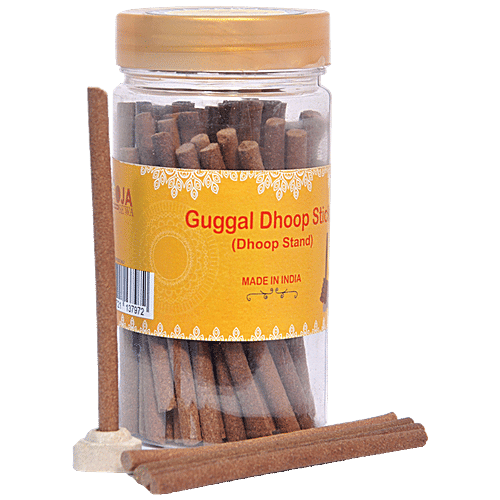 Buy Pooja Sewa Guggal Dhoop Stick - Bambooless, Purifies Bad Air Online ...