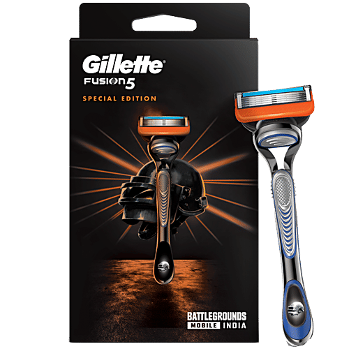 Buy Gillette Fusion 5 Men’s Razor - With Battlegrounds Mobile India ...
