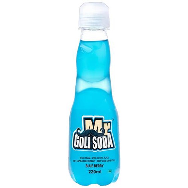 Buy Mr.GOLISODA Blueberry Fizzy Soda Drink - Refreshing , Flavoured ...