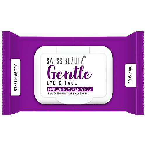 Buy Swiss Beauty Swiss Beauty Gentle Eye & Face Makeup Remover Wipes ...