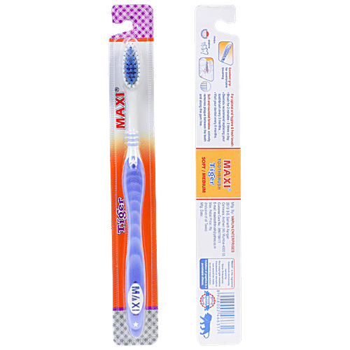 Buy MAXI Tiger Toothbrush Online at Best Price of Rs 40 - bigbasket