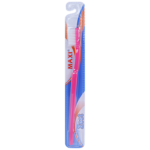 Buy MAXI Zest Toothbrush - For Oral Hygiene & Fresh Breath, Soft ...