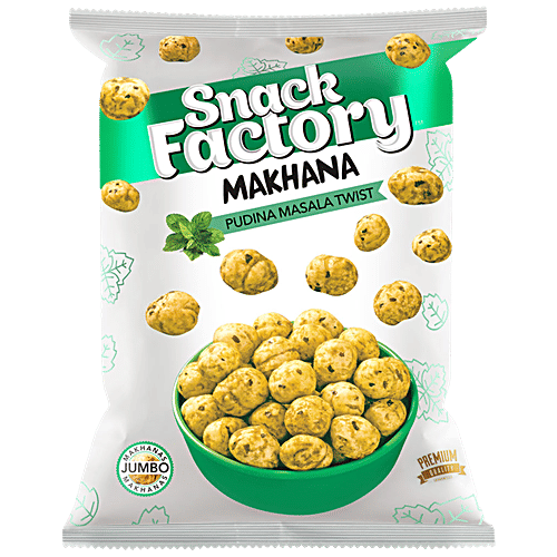Buy Snack Factory Makhana Pudina Masala Twist - Premium Quality ...