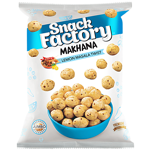 Buy Snack Factory Makhana Lemon Masala Twist - Premium Quality, Healthy ...