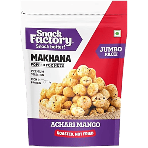 Buy Snack Factory Makhana Achari Mango Twist - Premium Quality, Healthy ...