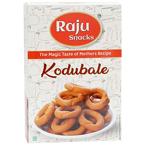 Buy Raju Snacks Kodubale - Crispy Delight, Spicy, Delicious Tasty ...