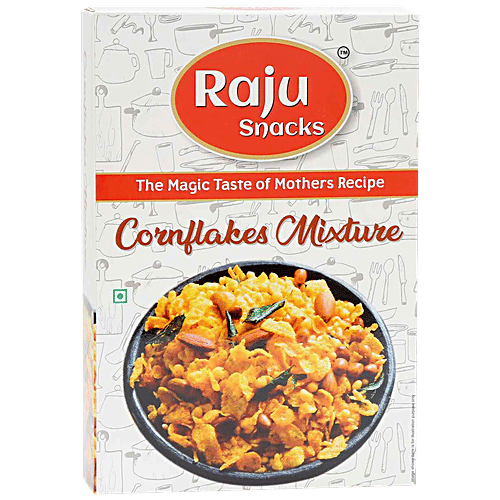Buy Raju Snacks Corn Flakes Mixture - Crunchy, Delightful Snack Online ...