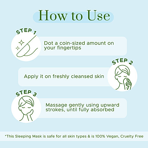 Buy PureSense Hydrating Sleeping Mask - Cucumber & Hyaluronic Acid, For ...