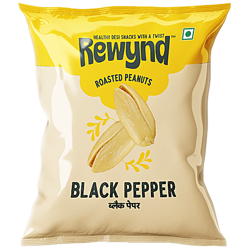 Buy Rewynd Roasted Peanuts - Black Pepper, Rich In Protein, Desi Snack ...